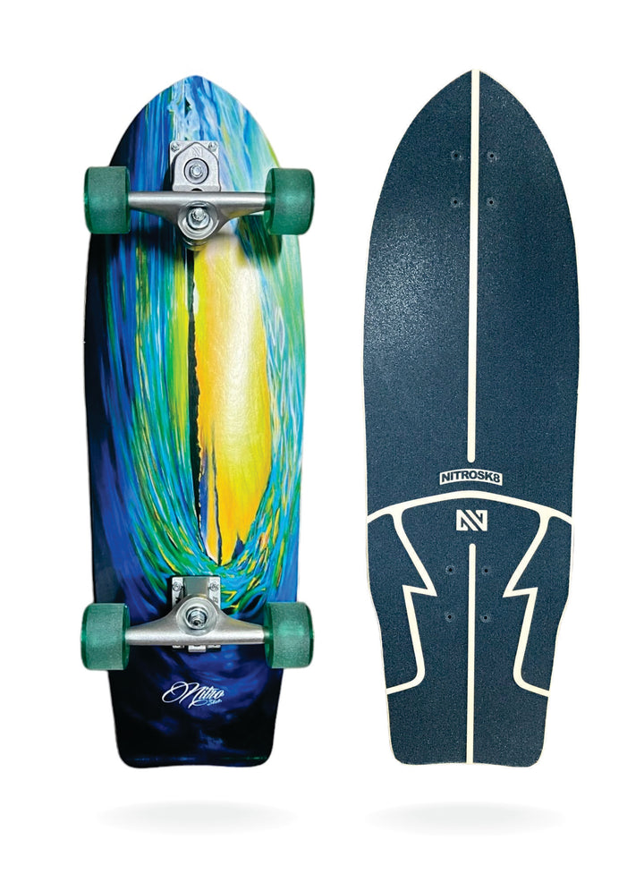 Skate simulador de surf de alta performance - Nitrosk8