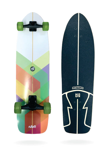 Skate simulador de surf de alta performance - Nitrosk8